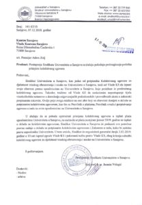 Dopisi_Vladi_KS_i_Senat_UNSA_07122018 – Sindikat Univerziteta u Sarajevu